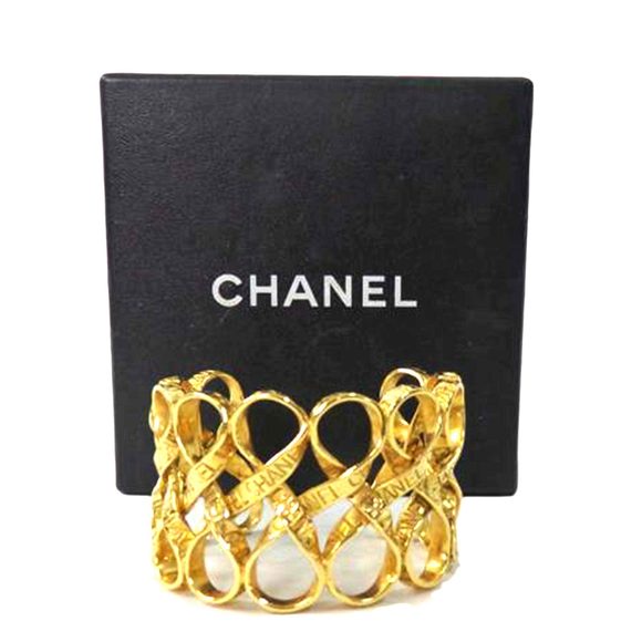 CHANEL | Bags | Chanel Chanel Bangle Gold Color | Poshmark